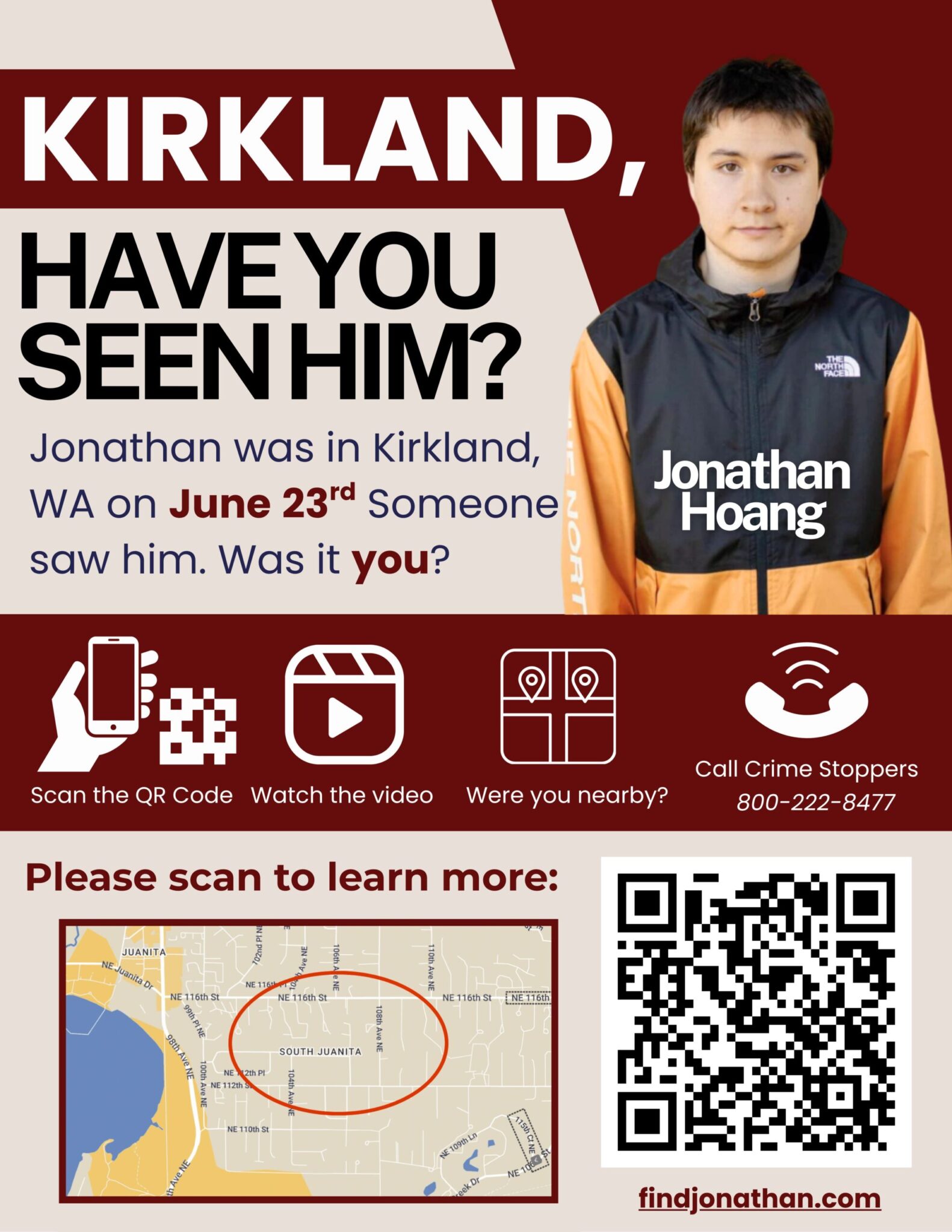 Help Us Bring Jonathan Home - Help Us Find Jonathan Hoang